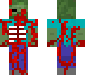Zombie (Bloody) | Minecraft Skin