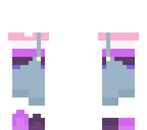 +Genderfluid pride!+ | Minecraft Skin