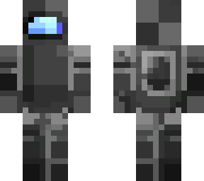 Among Us Black (crewmate) | Minecraft Skin