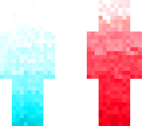 Blue and Red Gradient | Minecraft Skin
