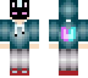 Bunny mask boy | Minecraft Skin