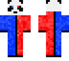 Red/blue panda | Minecraft Skin