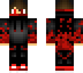 reuploaded red gamer skin | Minecraft Skin