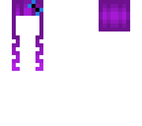 Skintober day 16 purple hair base | Minecraft Skin