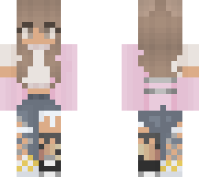 Space Buns w/ Aesthetic Outfit | Minecraft Skin