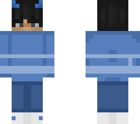 Blue Aesthetic Boy | Minecraft Skin