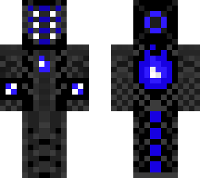 Blue Flare Armor | Minecraft Skin