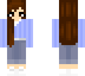 Blue Striped Sweater | Minecraft Skin