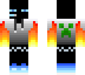 Enderman Wizard Fire | Minecraft Skin