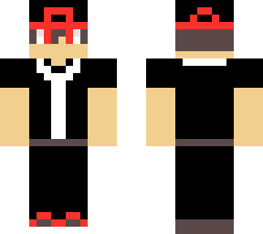 Evil Red Pokemon Trainer Minecraft Skins