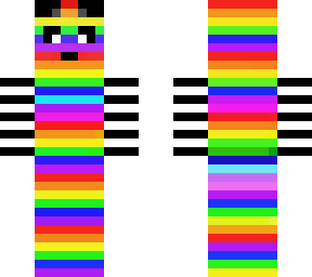 rainbow panda | Minecraft Skin