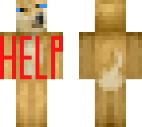 sad doge needs help | Minecraft Skin