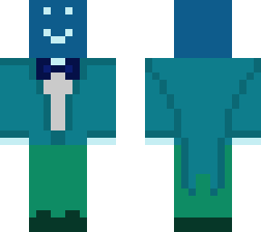 Suit Man Simpleton Face | Minecraft Skin