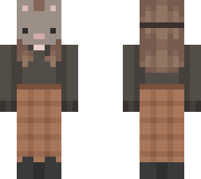 rat mask halloween skinnn | Minecraft Skin