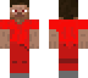 Red steve | Minecraft Skin