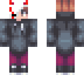 Skin Oni mask v3 (Final) | Minecraft Skin