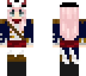 Zero Two I-manberg uniform | Minecraft Skin