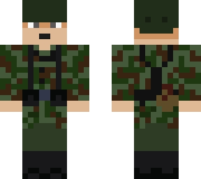 Fallschirmjaeger rifle | Minecraft Skin
