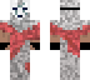 Jhin Face Halloween | Minecraft Skin