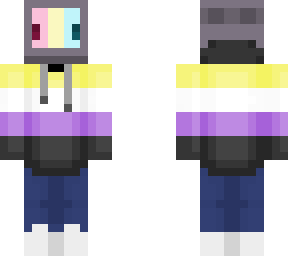 non-binary tv | Minecraft Skin