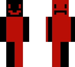 red and black | Minecraft Skin