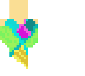 colorful shawl model | Minecraft Skin