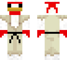 red belt ninja chicken | Minecraft Skin