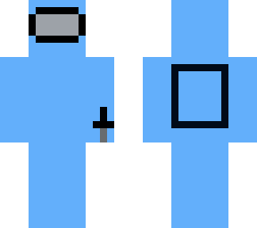 Among Us Cyan Imposter | Minecraft Skin