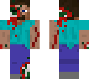 corrupted/zombie Steve - Halloween | Minecraft Skin