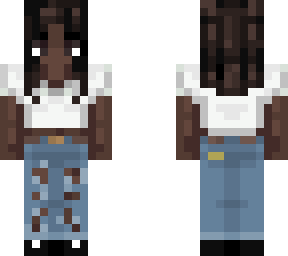 Cute Black girl skin | Minecraft Skin