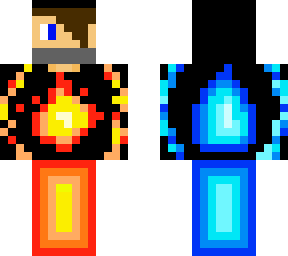 Fire and Water | Minecraft Skin