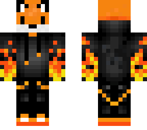 Fox in a hoodie | Minecraft Skin