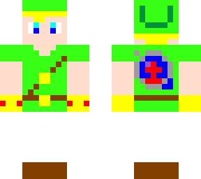 Link con guantes dorados | Minecraft Skin