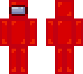Red crewmate | Minecraft Skin