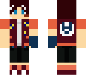 Aiger akabane | Minecraft Skin