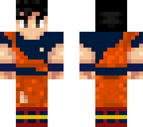 Base Goku ripped Gi | Minecraft Skin