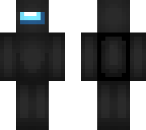 Black Crewmate | Minecraft Skin
