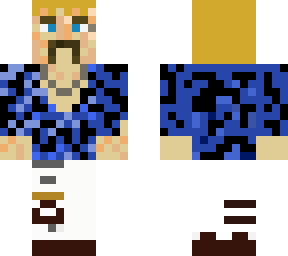 Joe Exotic-Blue shirt | Minecraft Skin