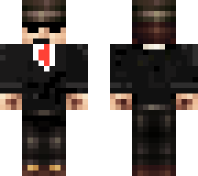 Mafia Hitman ( Improved ) | Minecraft Skin