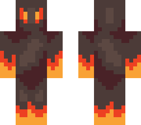 8-Bit Lava Monster | Minecraft Skin