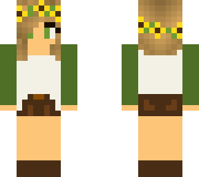 earthy girl | Minecraft Skins