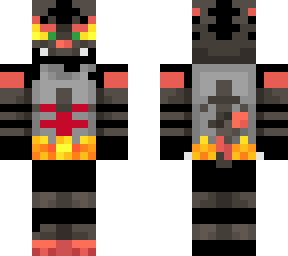 Incineroar Black | Minecraft Skin