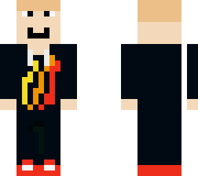 Male Prestonstyles fire merch | Minecraft Skin