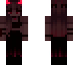 Neon Devil Girl | Minecraft Skin