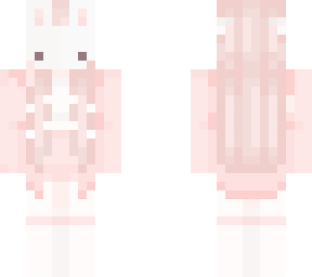 Pink Bunny mask | Minecraft Skin