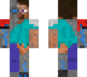 Cyborg steve | Minecraft Skin