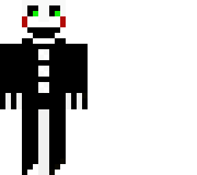 fnaf 6 8 bit puppet | Minecraft Skin