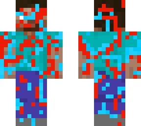 Glitched Steve Minecraft Skins