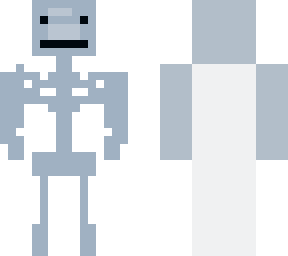 grey skeleton | Minecraft Skin