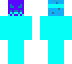 Ice Skeleton | Minecraft Skin